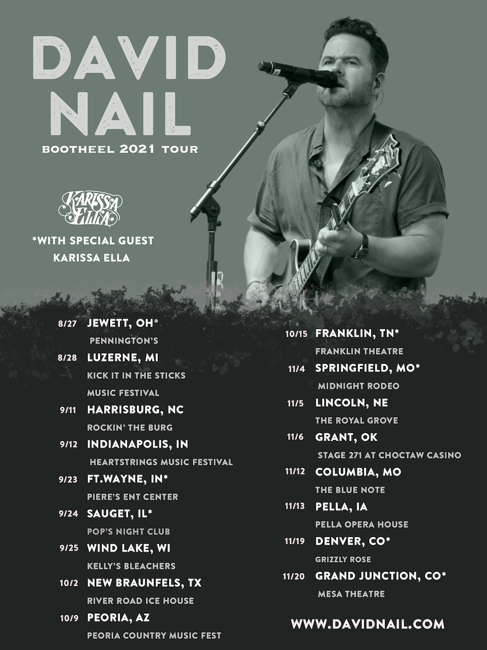 David Nail Announces 2021 Bootheel Tour Dates | Hometown Country Music