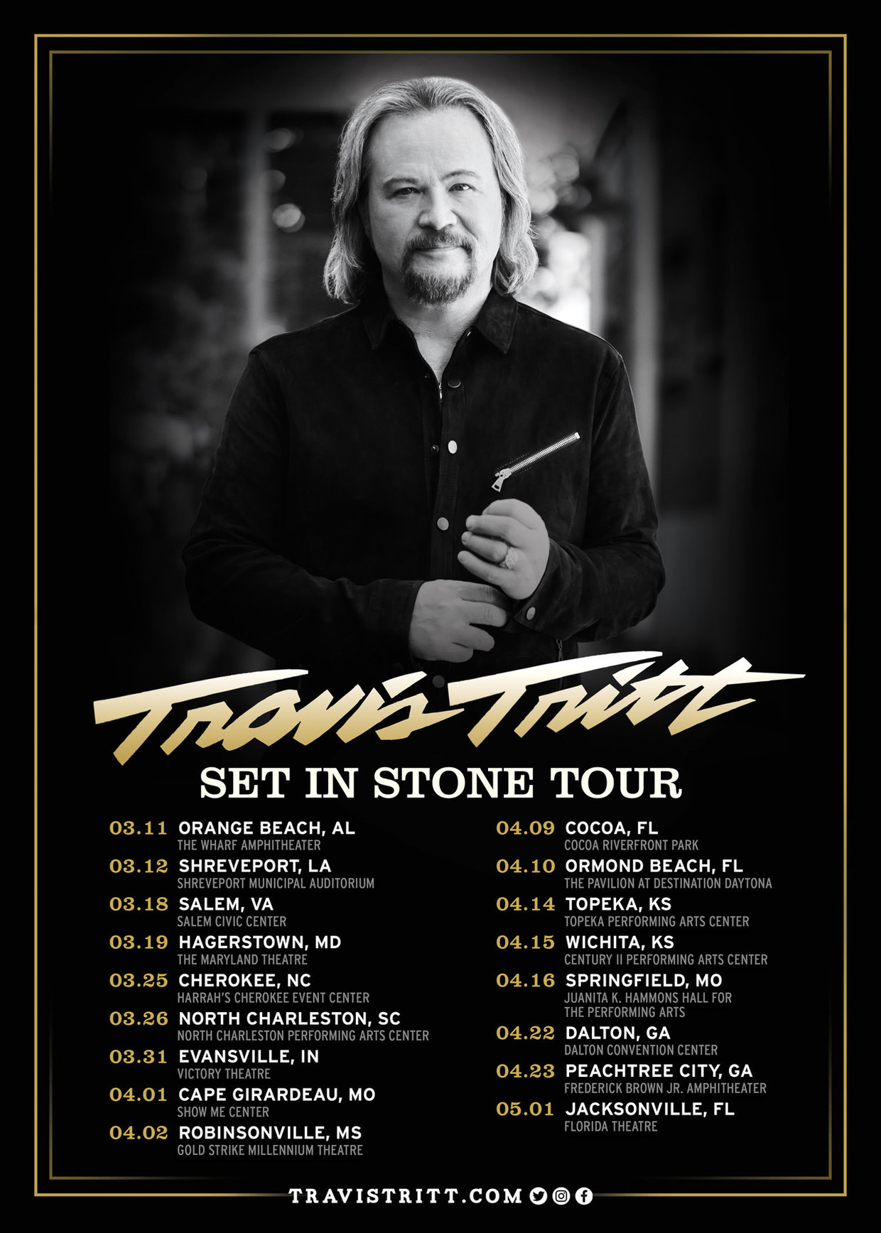 Travis Tritt Announces 2022 Set In Stone Tour Dates | Hometown Country ...