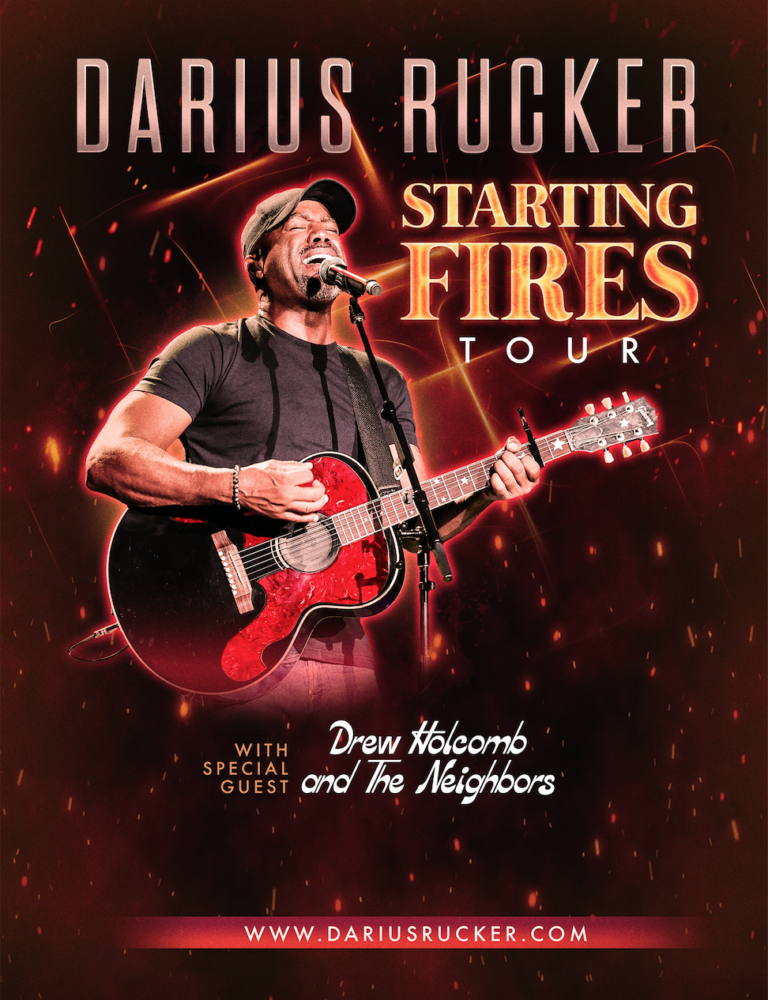 Darius Rucker Announces “Starting Fires” Tour | Hometown Country Music