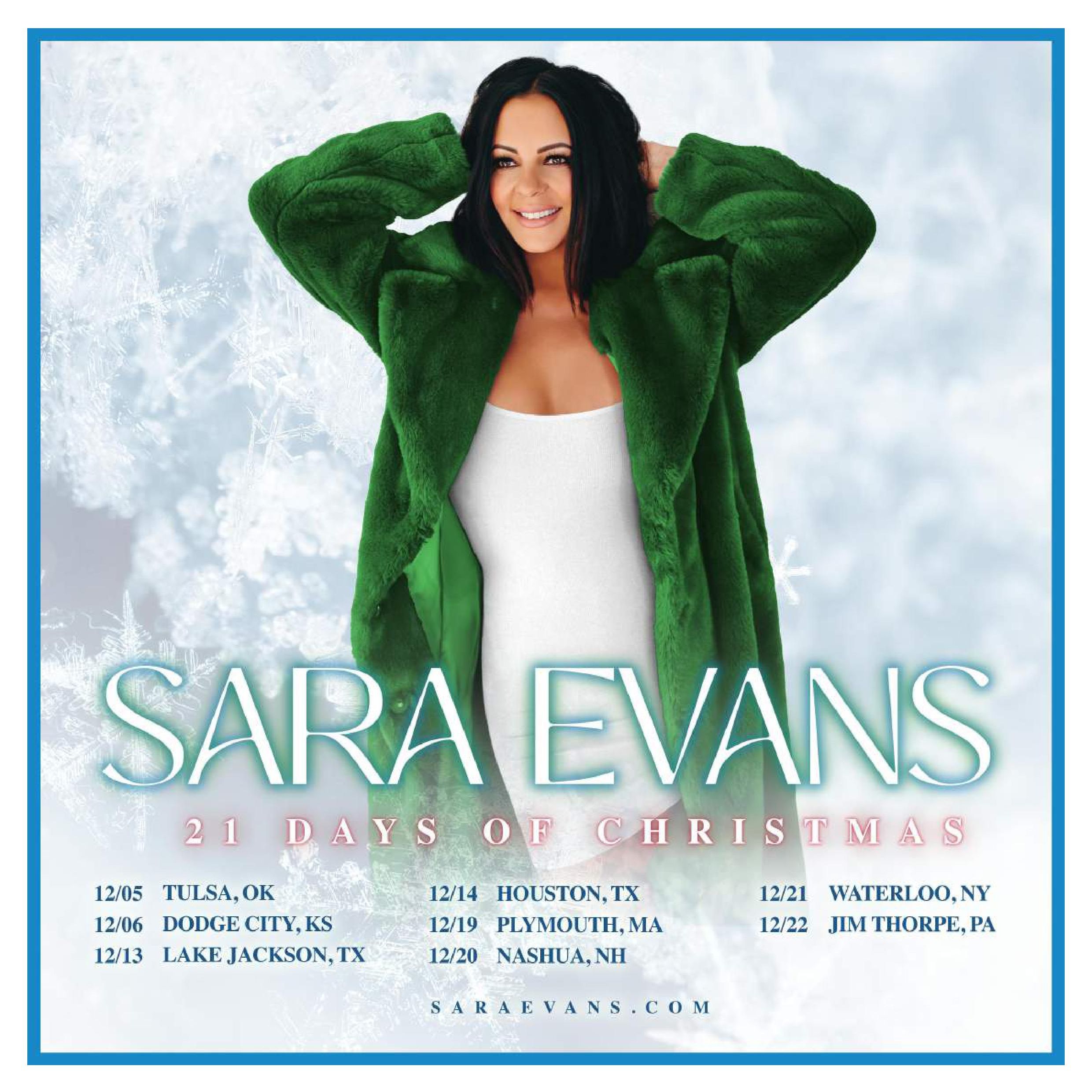 Sara Evans Announces 21 Days of Christmas Tour | Hometown Country Music