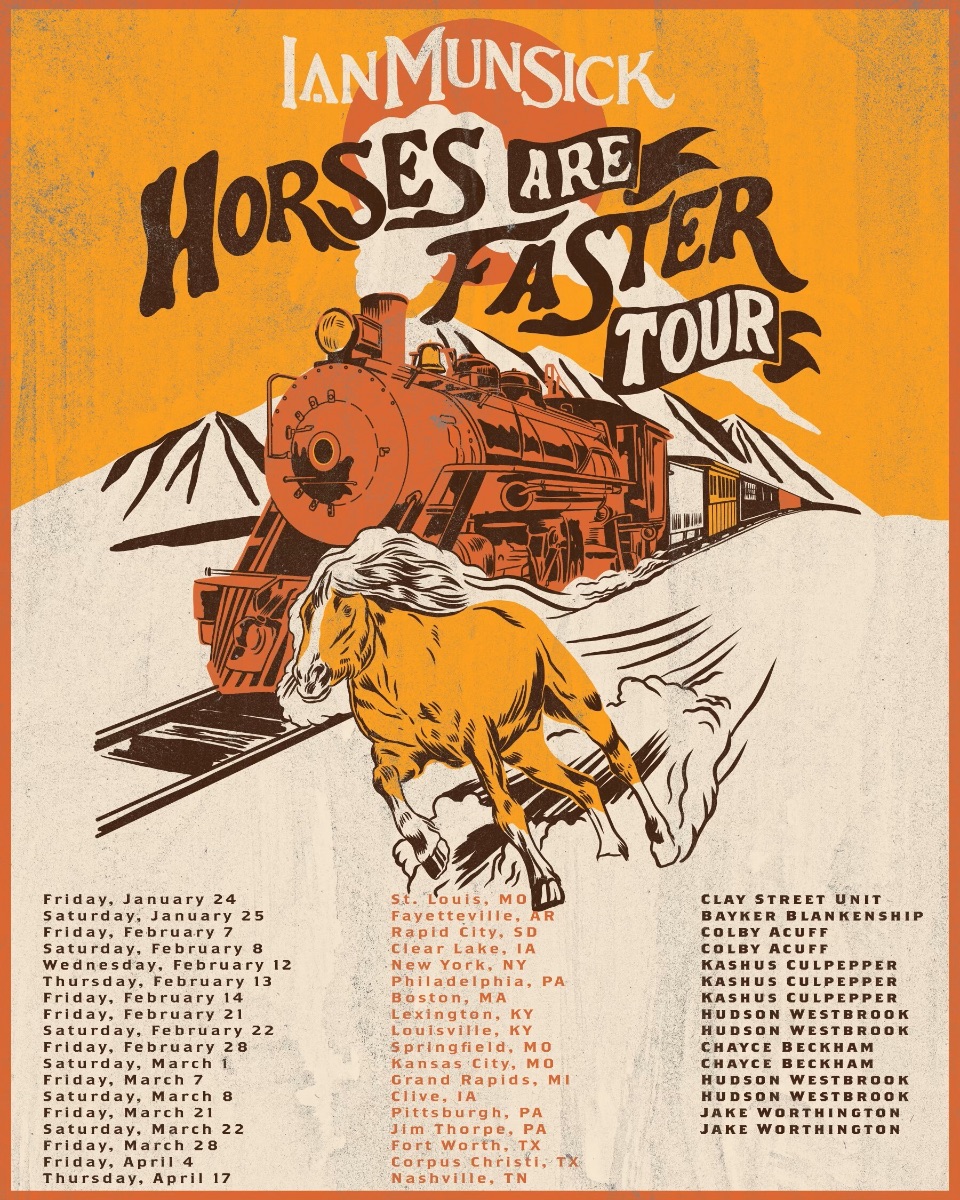 Ian Munsick Announces Springs 2025 “Horses Are Faster” Tour Dates ...