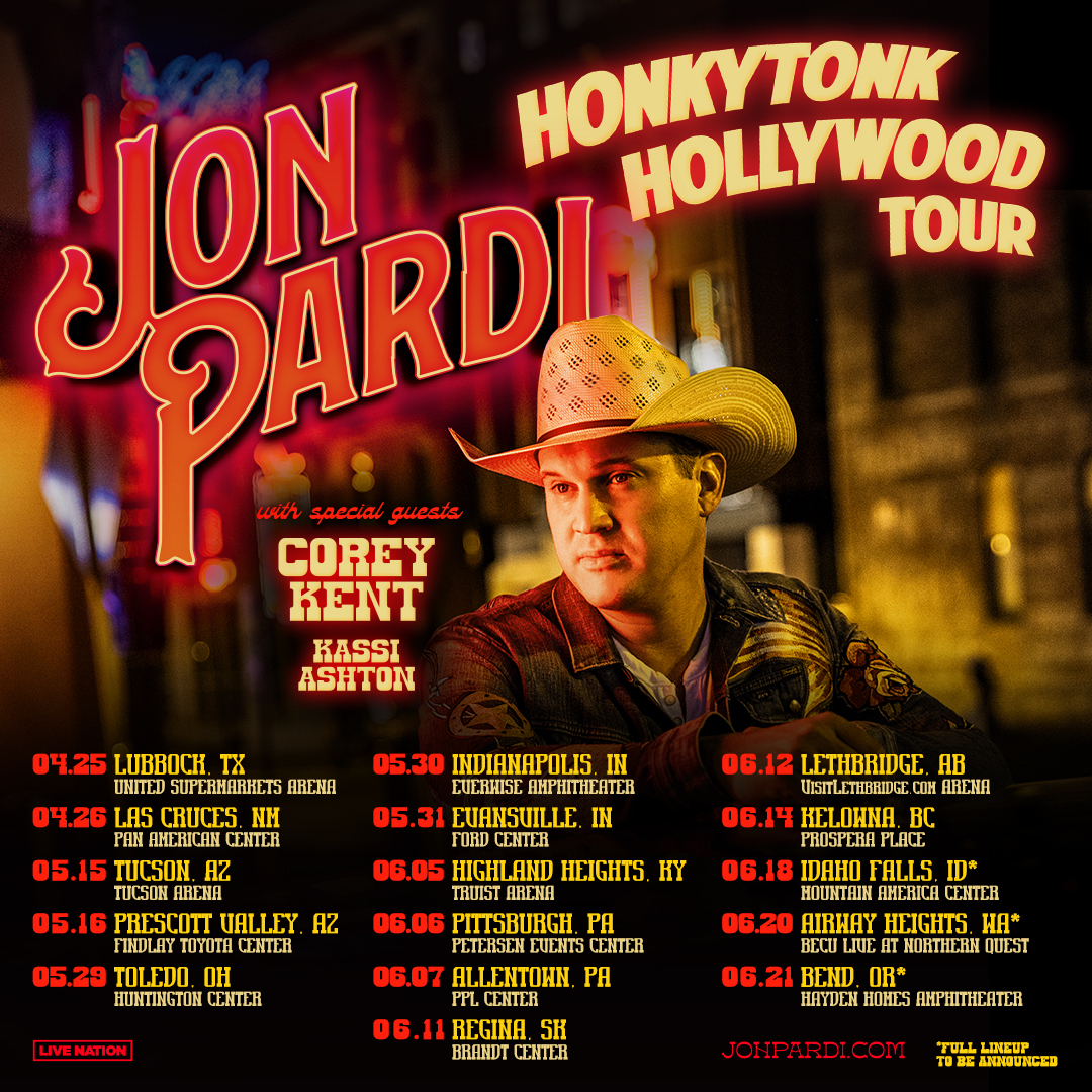 Jon Pardi Announces Honkytonk Hollywood Tour | Hometown Country Music