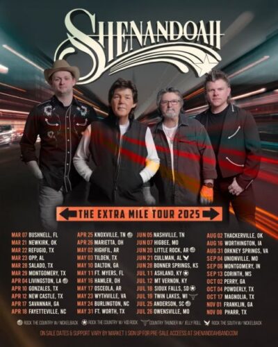 Shenandoah Announces “The Extra Mile” 2025 Tour | Hometown Country Music