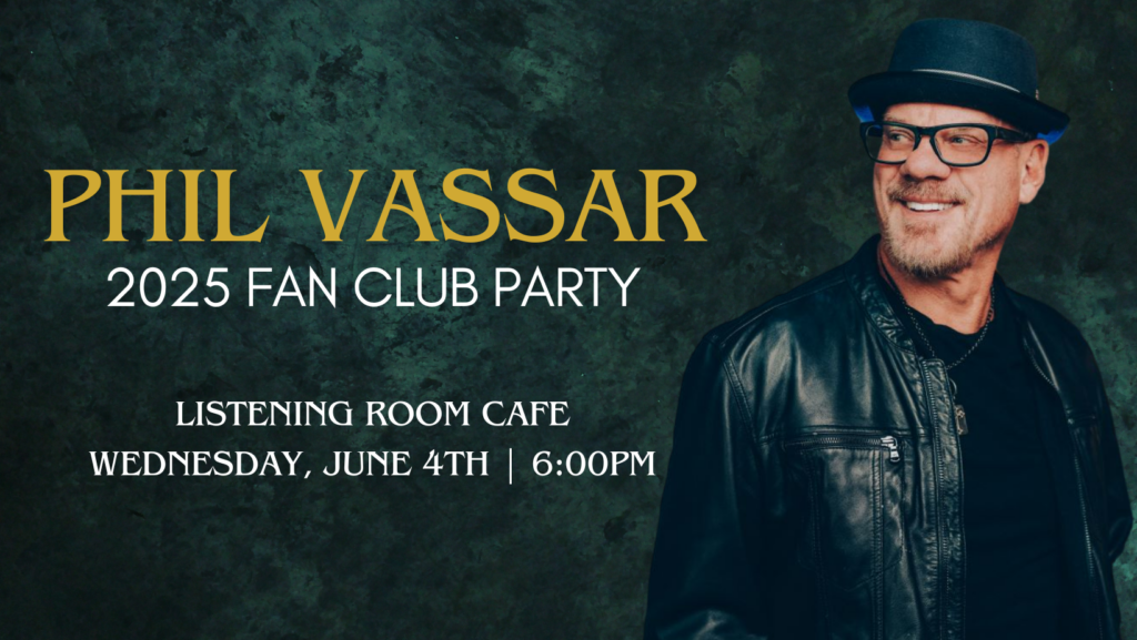 Phil Vassar Announces 2025 Fan Club Party | Hometown Country Music