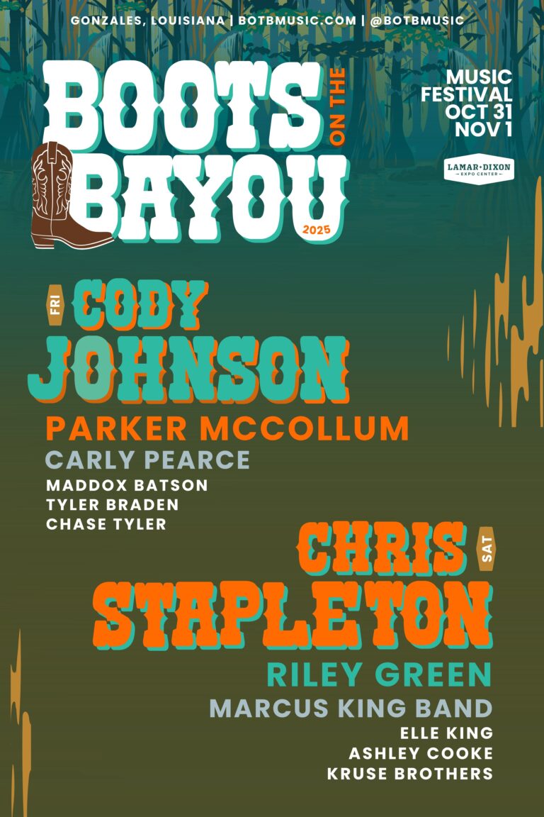 Lineup Announced for Boots on the Bayou | Hometown Country Music