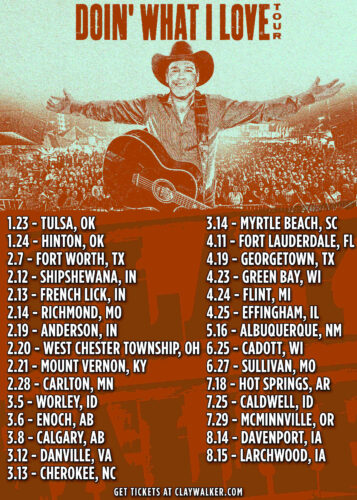 Clay Walker Announces “Doin’ What I Love” Tour | Hometown Country Music