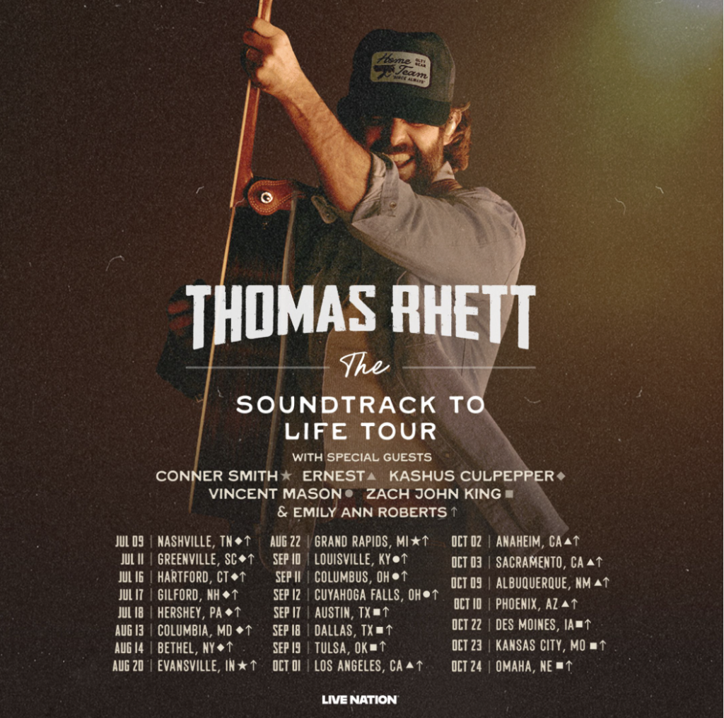 Thomas Rhett Announces 2026 The Soundtrack to Life Tour | Hometown ...